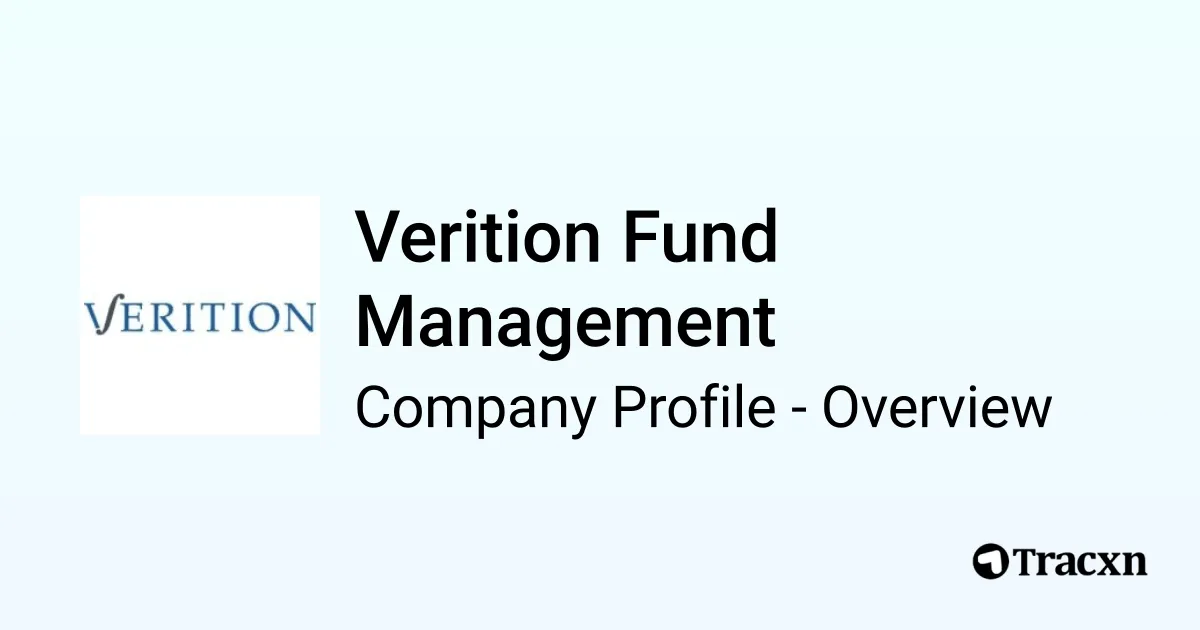 Verition Fund Management - 2026 Company Profile, Team, Funding ...