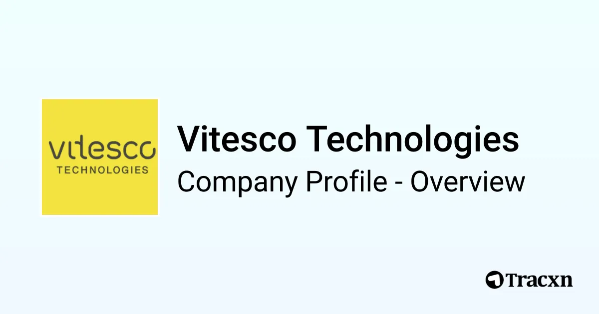 Vitesco Technologies - 2026 Company Profile, Team, Funding ...