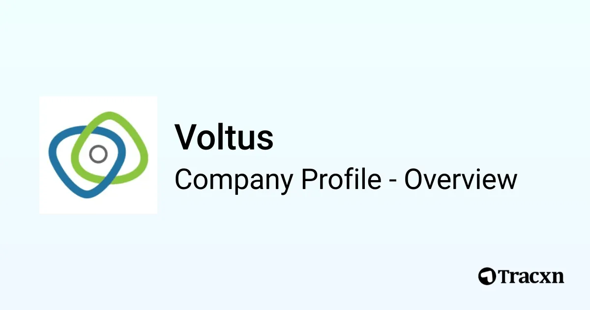 Voltus - 2026 Company Profile, Team, Funding & Competitors - Tracxn