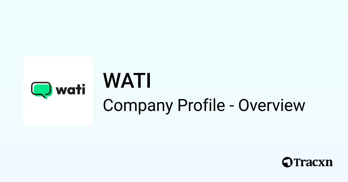 WATI - 2025 Company Profile, Team, Funding & Competitors - Tracxn
