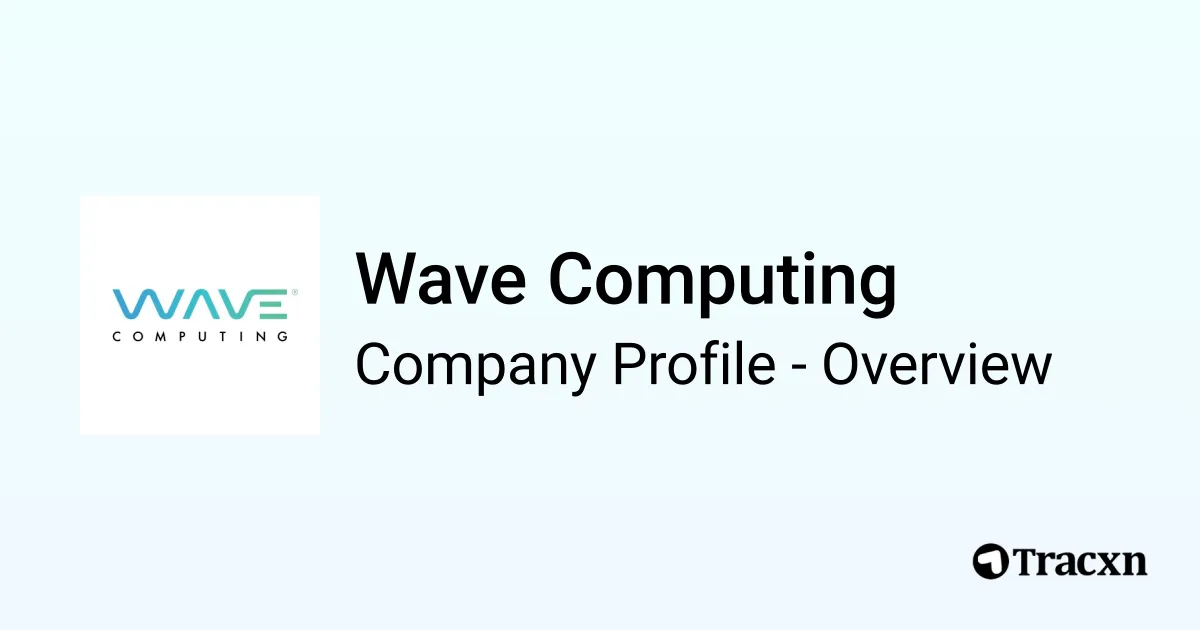 Wave Computing - 2025 Company Profile, Team, Funding & Competitors - Tracxn