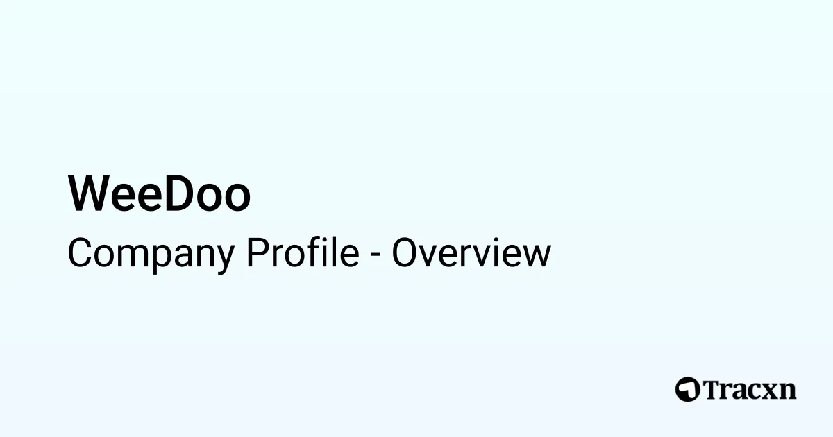 WeeDoo - 2026 Company Profile, Funding & Competitors - Tracxn