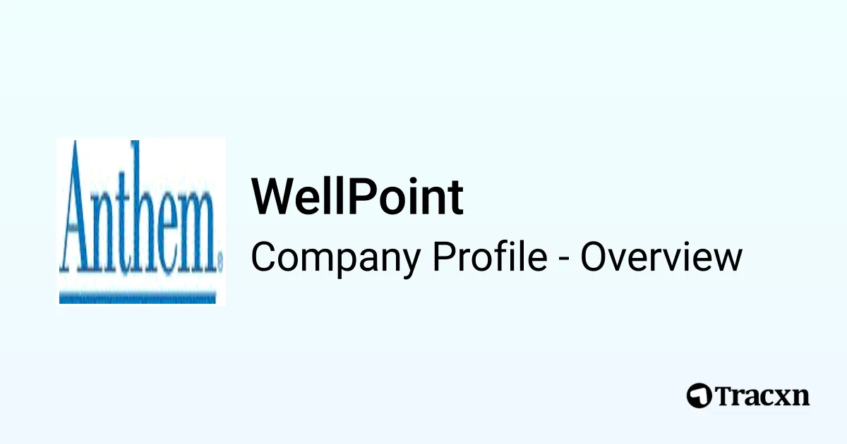 WellPoint - 2025 Company Profile, Funding & Competitors - Tracxn