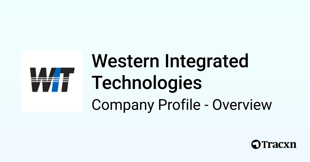 Western Integrated Technologies - 2026 Company Profile, Funding ...