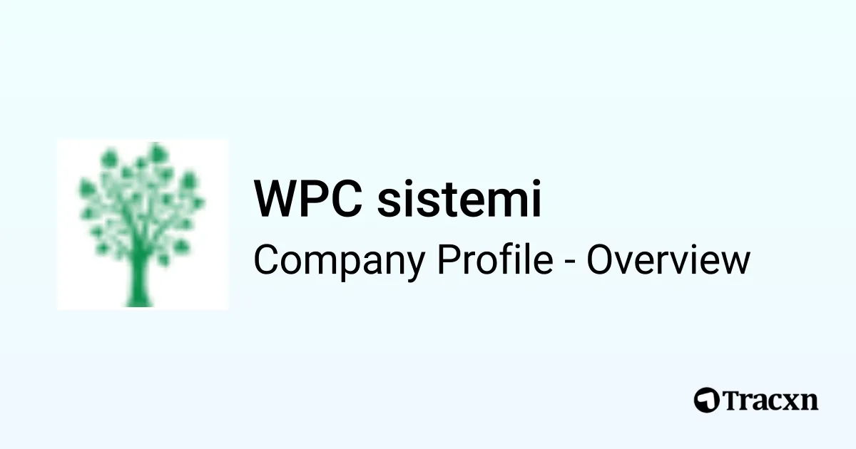 WPC sistemi - 2025 Company Profile & Competitors - Tracxn