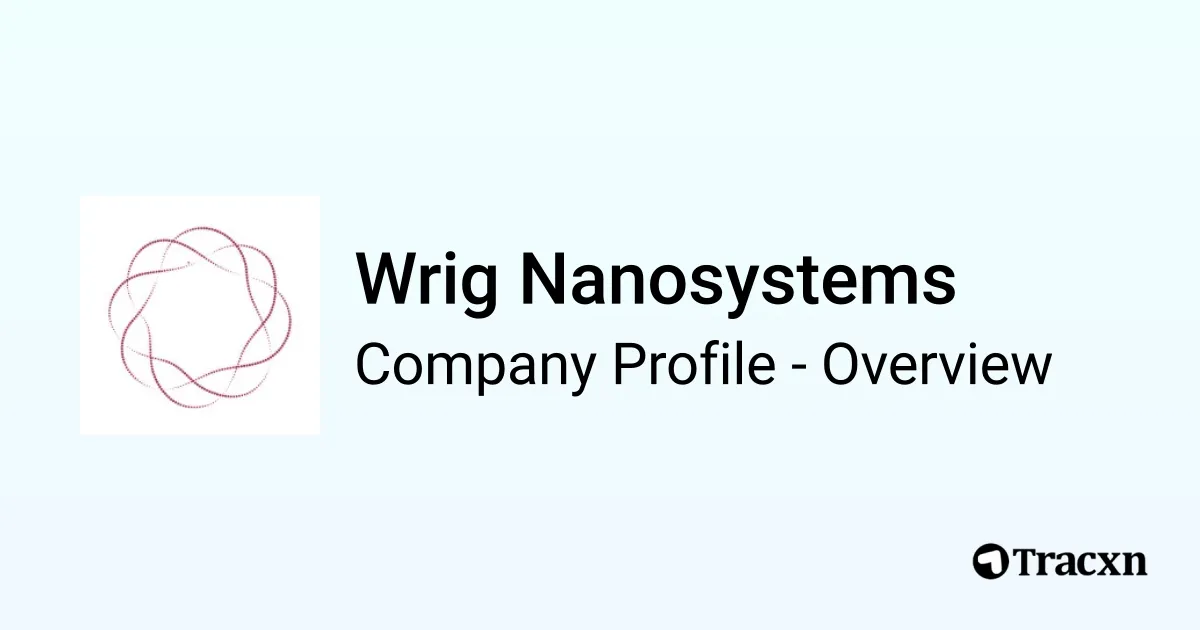 Wrig Nanosystems - 2025 Company Profile, Team, Funding, Competitors ...