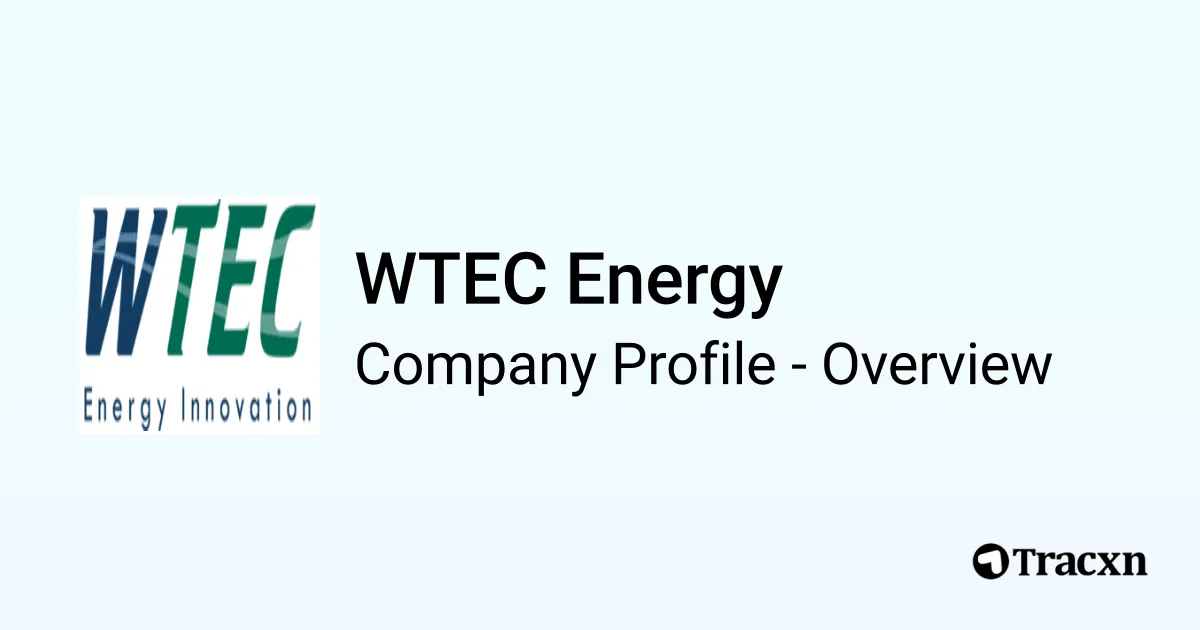 WTEC Energy - 2025 Company Profile, Team, Funding & Competitors - Tracxn