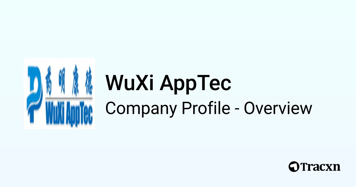 WuXi AppTec - 2025 Company Profile, Team, Funding & Financials - Tracxn