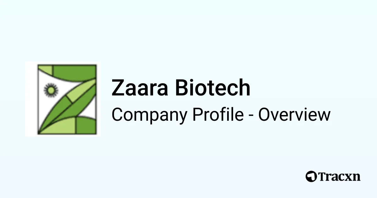 Zaara Biotech - 2026 Company Profile, Team & Funding - Tracxn