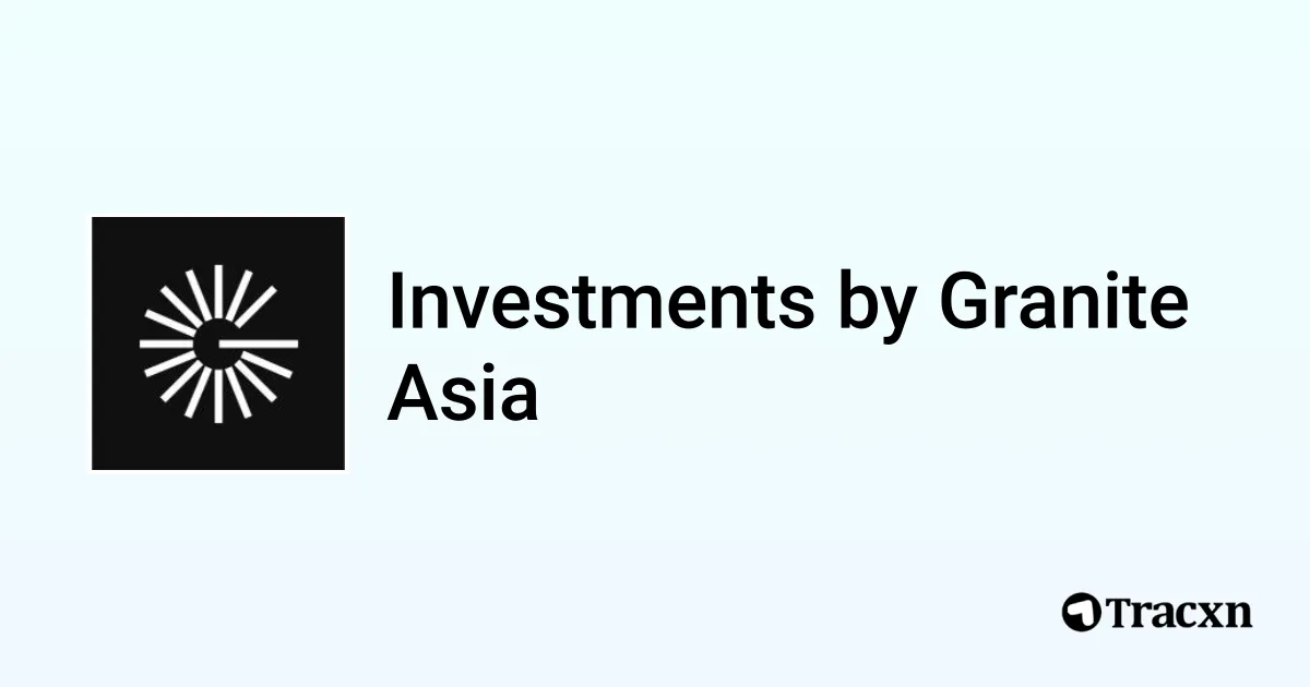 List of Investments by Granite Asia (Jul, 2025) - Tracxn