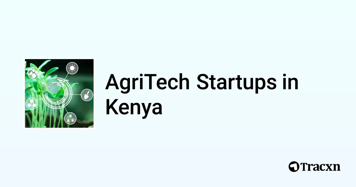 Top startups in AgriTech in Kenya (Nov, 2025) - Tracxn