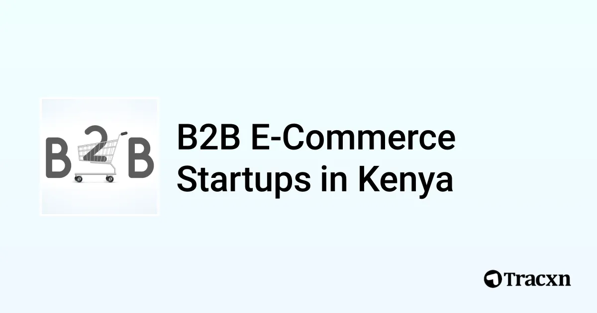 Top startups in B2B E-Commerce in Kenya (Jul, 2025) - Tracxn
