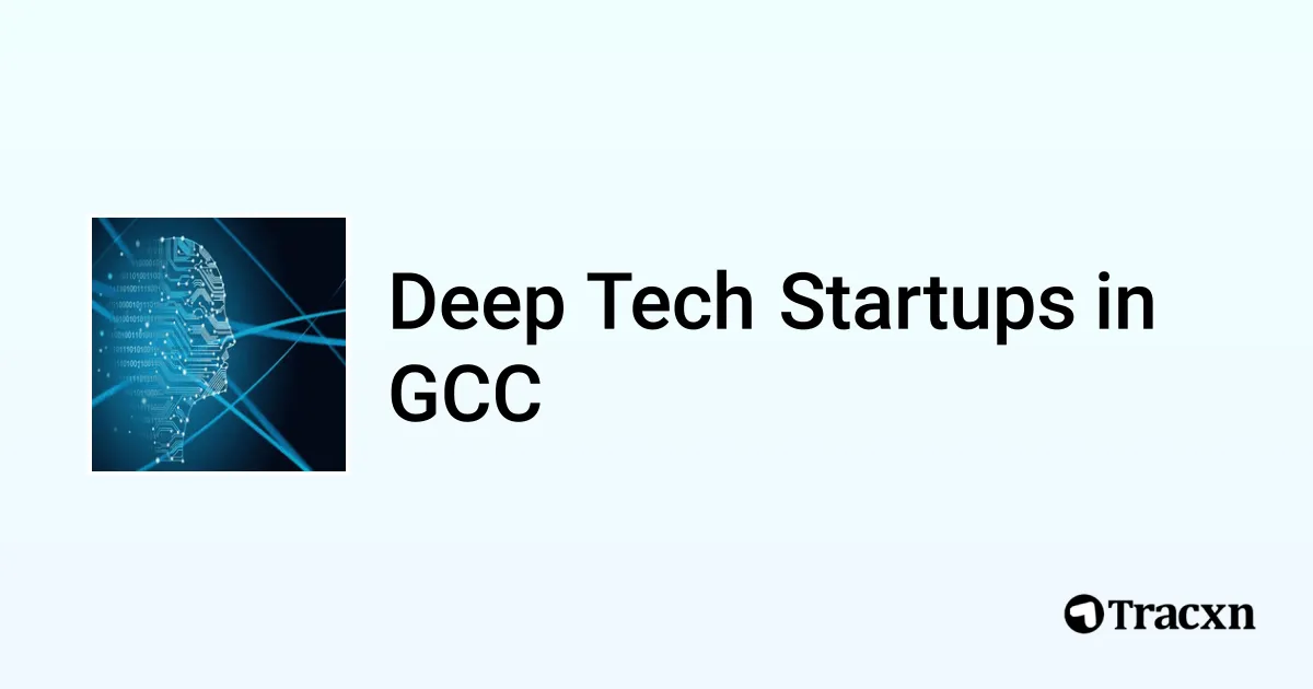 Top startups in Deep Tech in GCC (Oct, 2025) - Tracxn