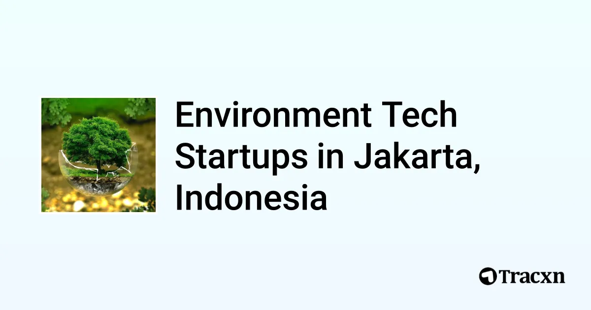 Top startups in Environment Tech in Jakarta, Indonesia (Oct, 2025) - Tracxn