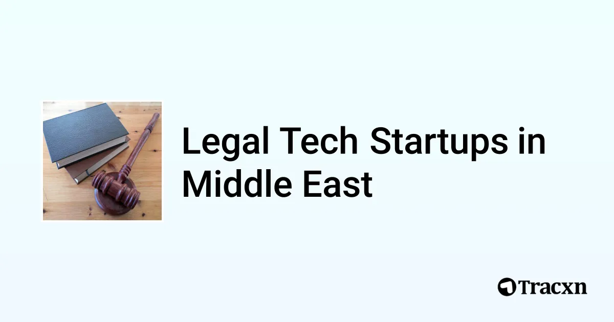Top startups in Legal Tech in Middle East (Apr, 2025) - Tracxn