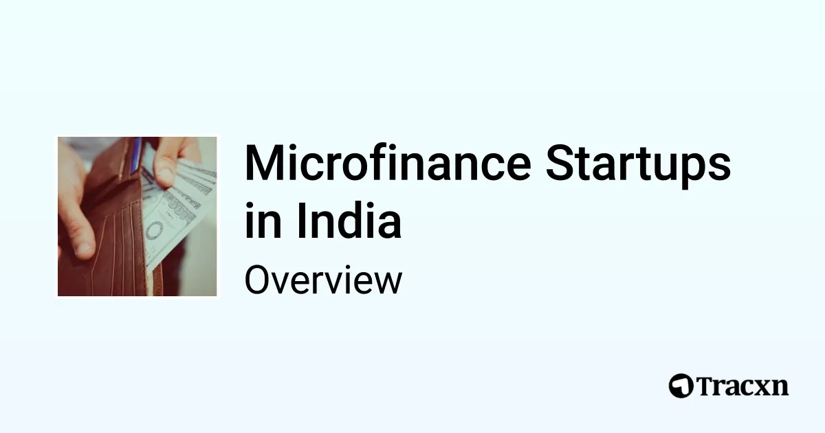 Microfinance in India - 2025 Market & Investments Trends - Tracxn