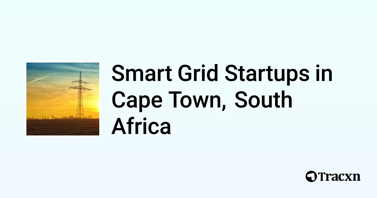 Top 5 startups in Smart Grid in Cape Town, South Africa in Jan, 2025 - Tracxn