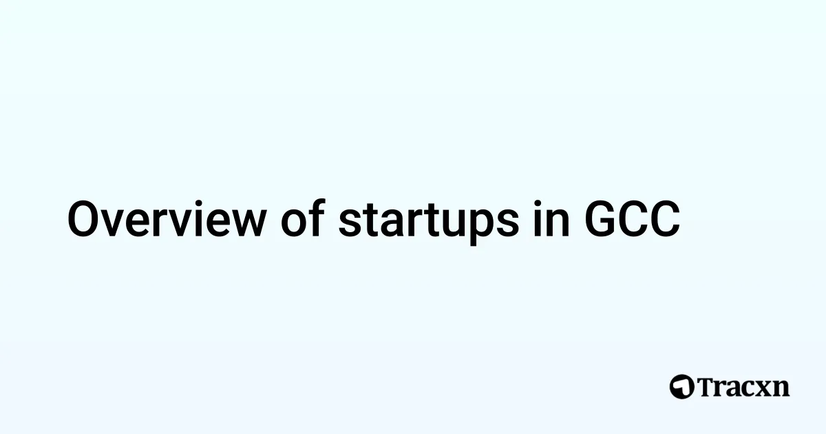 Startups in GCC - 2025 Latest Funding Rounds, Trends and News - Tracxn