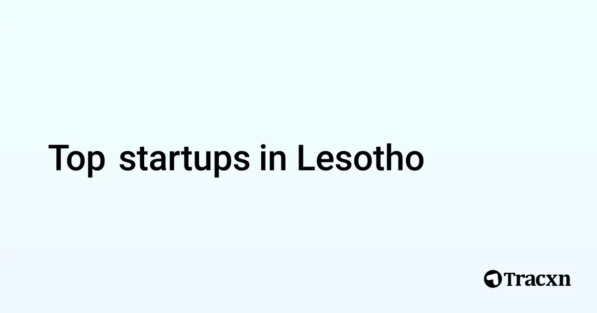 Top startups in Lesotho (Oct, 2025) - Tracxn