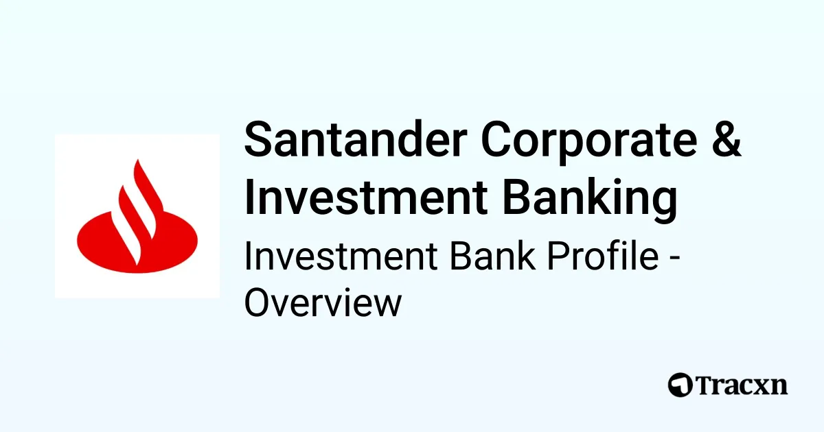 Santander Corporate & Investment Banking - 2025 Investment Bank Profile ...