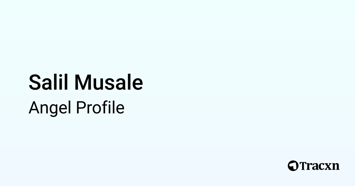 Salil Musale - 2025 Portfolio - Tracxn