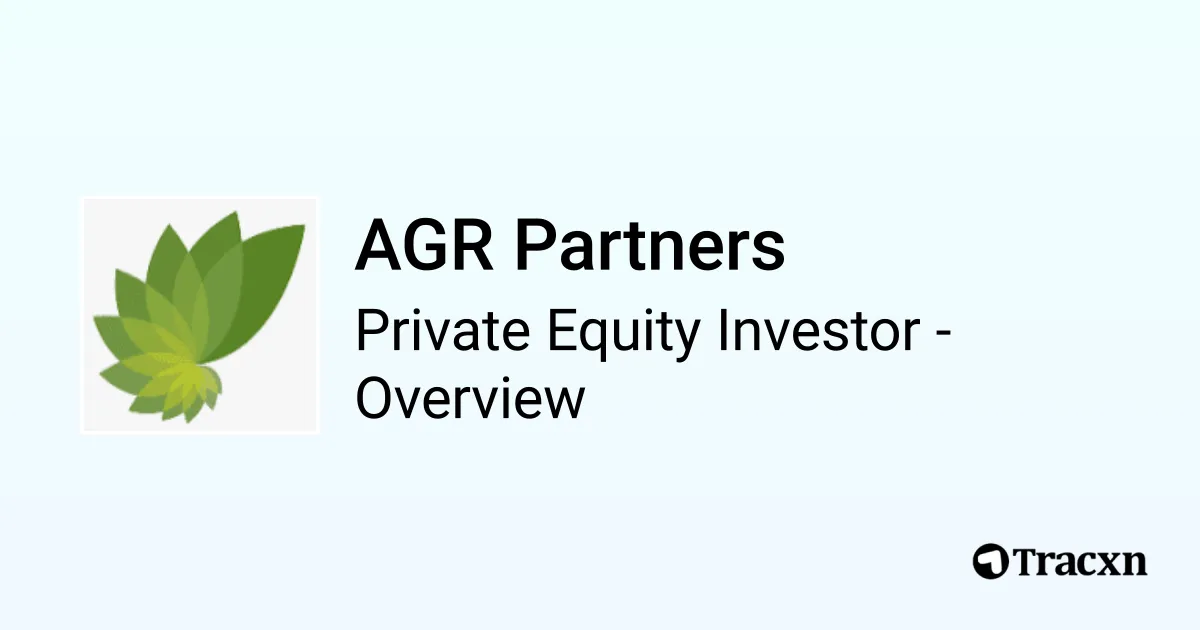 AGR Partners - 2025 Investor Profile, Portfolio & Team - Tracxn