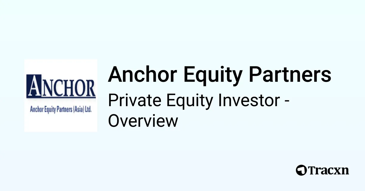 Anchor Equity Partners - 2025 Investor Profile, Portfolio, Team & Exits ...