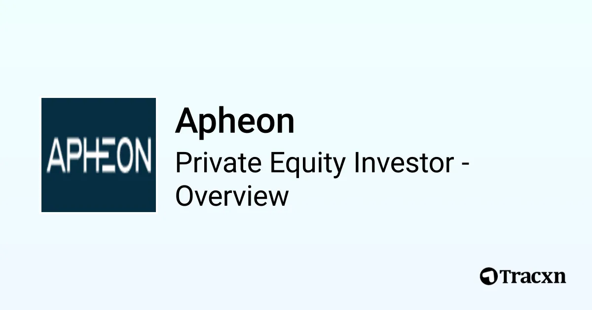 Apheon - 2025 Investor Profile, Portfolio, Team & Exits - Tracxn
