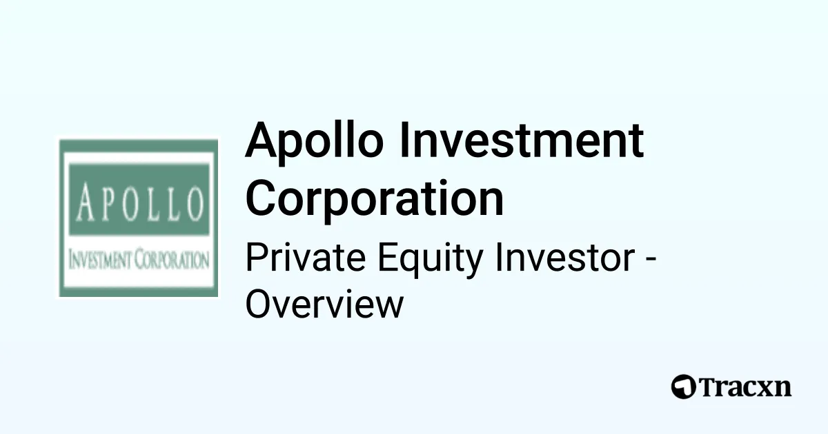 Apollo Investment Corporation - 2025 Investor Profile, Portfolio, Team ...