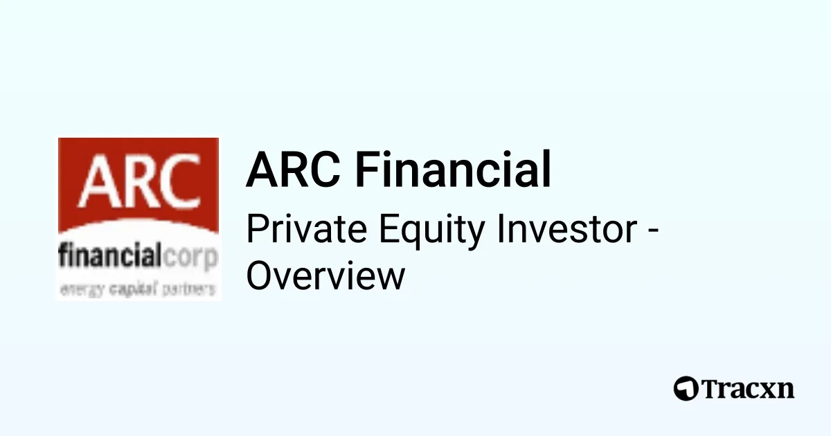 ARC Financial - 2025 Investor Profile, Portfolio, Team & Exits - Tracxn