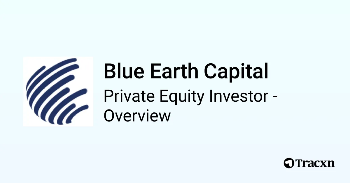 Blue Earth Capital - 2025 Investor Profile, Portfolio, Team & Exits ...