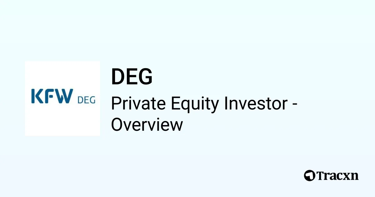 DEG - 2026 Investor Profile, Portfolio, Team & Exits - Tracxn