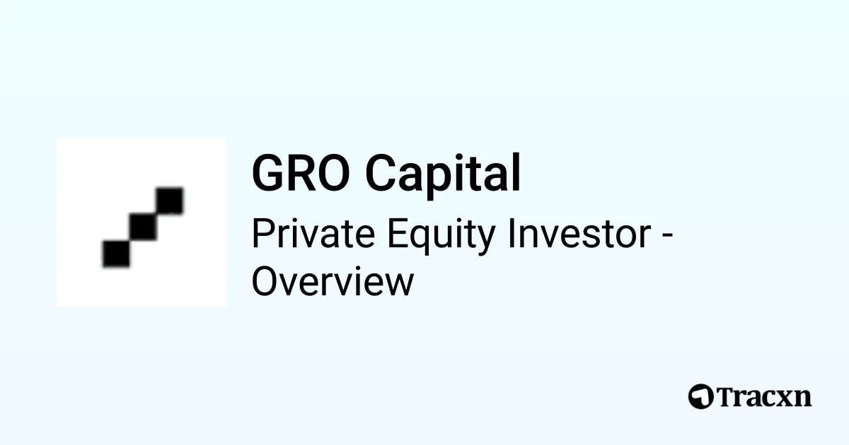 GRO Capital - 2025 Investor Profile, Portfolio, Team & Exits - Tracxn