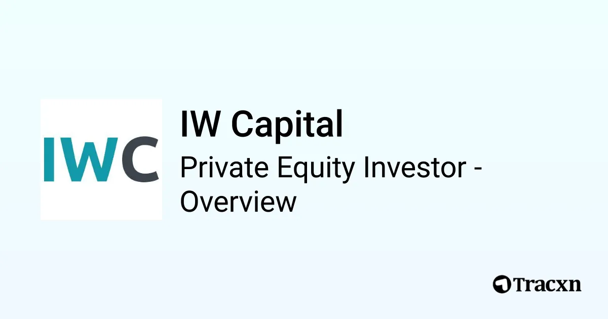 IW Capital - 2025 Investor Profile, Portfolio & Team - Tracxn