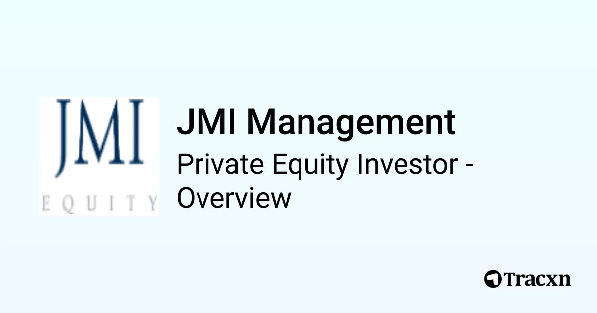 JMI Management - 2025 Investor Profile, Portfolio, Team & Exits - Tracxn
