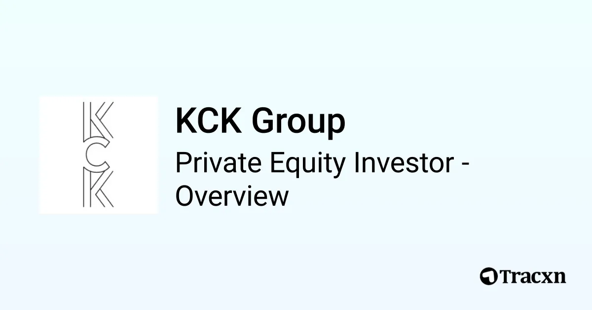 KCK Group - 2026 Investor Profile, Portfolio & Exits - Tracxn
