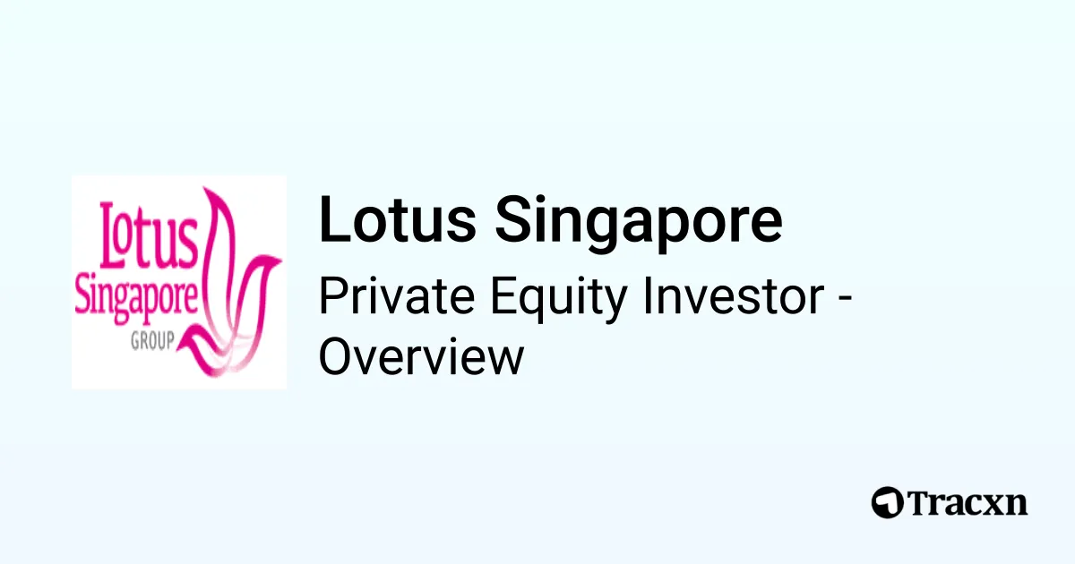 Lotus Singapore - 2025 Investor Profile, Portfolio & Team - Tracxn