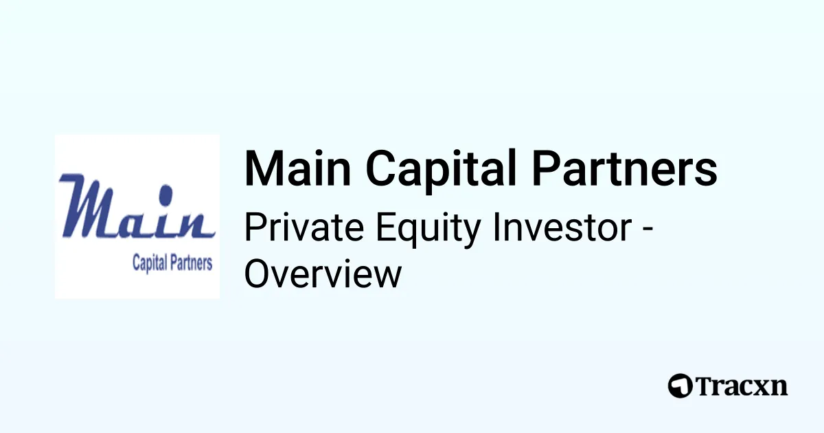 Main Capital Partners - 2026 Investor Profile, Portfolio, Team & Exits ...