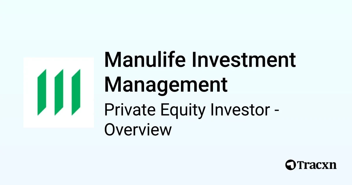 Manulife Investment Management - 2026 Investor Profile, Portfolio, Team ...