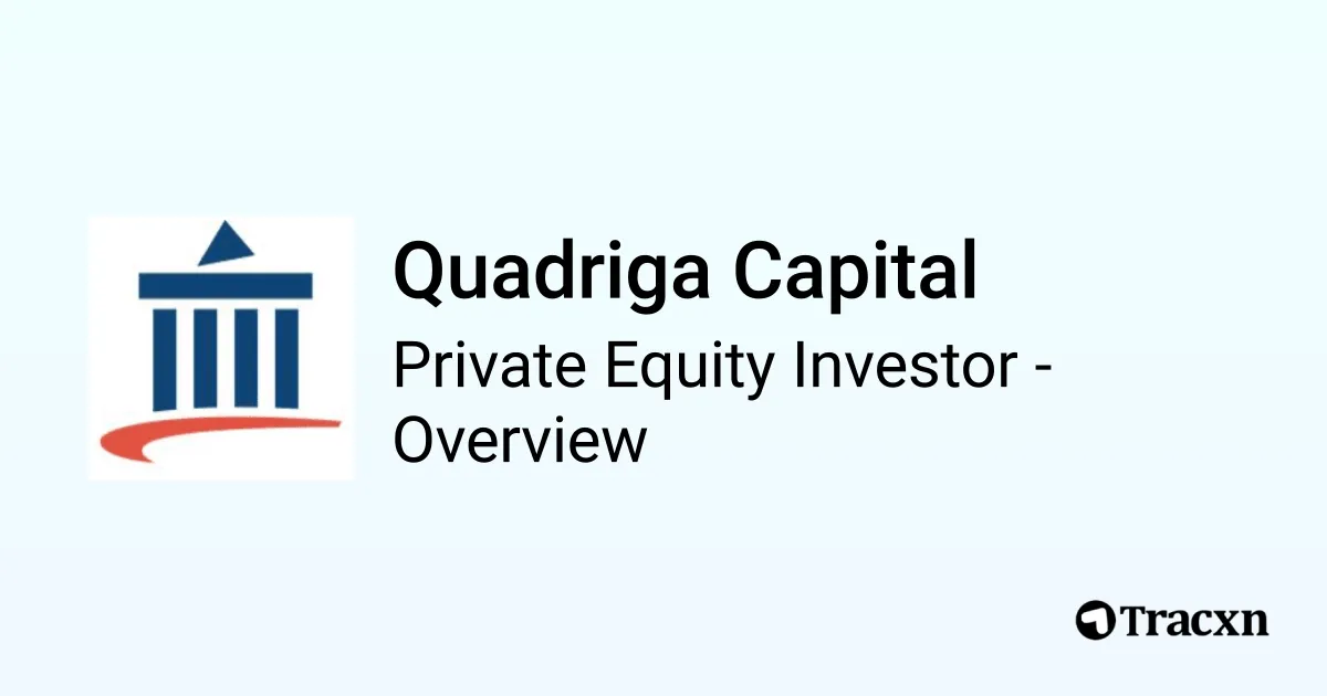 Quadriga Capital - 2025 Investor Profile, Portfolio, Team & Exits - Tracxn