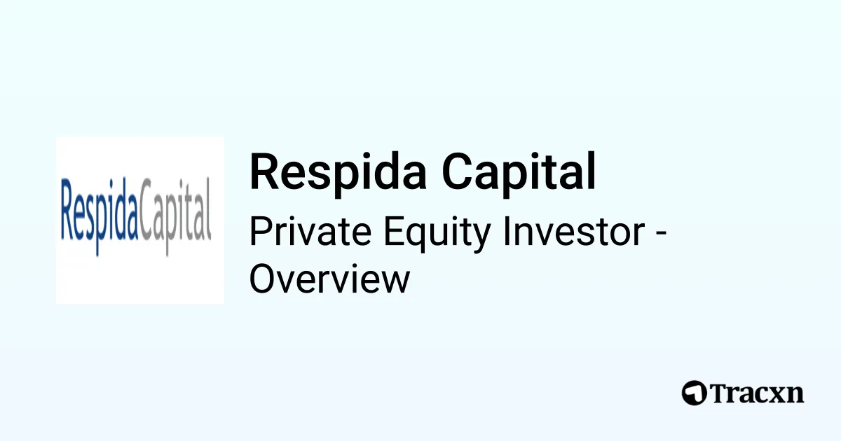 Respida Capital - 2025 Investor Profile, Portfolio, Team & Exits - Tracxn