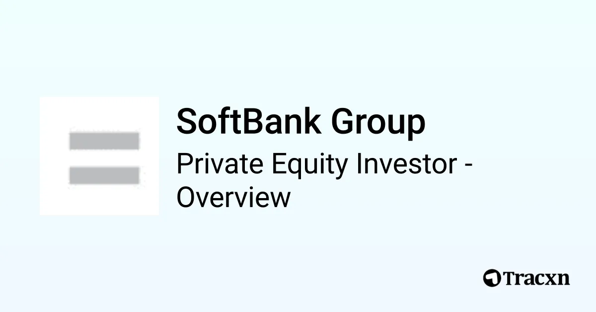 SoftBank Group - 2026 Investor Profile, Portfolio, Team & Exits - Tracxn