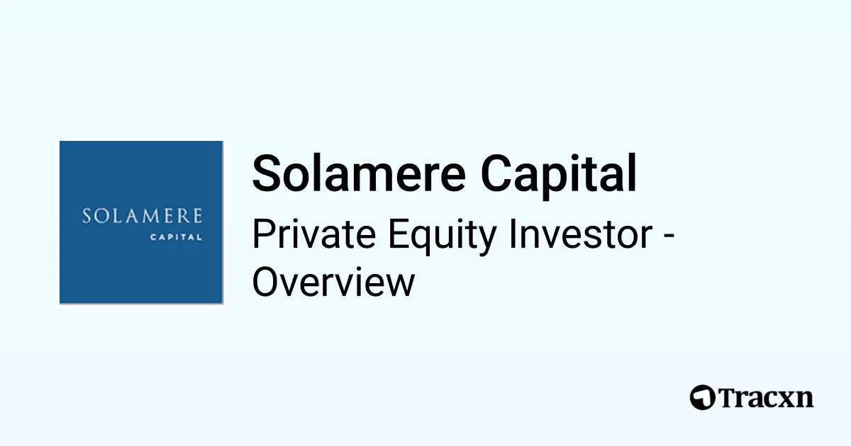 Solamere Capital - 2025 Investor Profile, Team & Exits - Tracxn