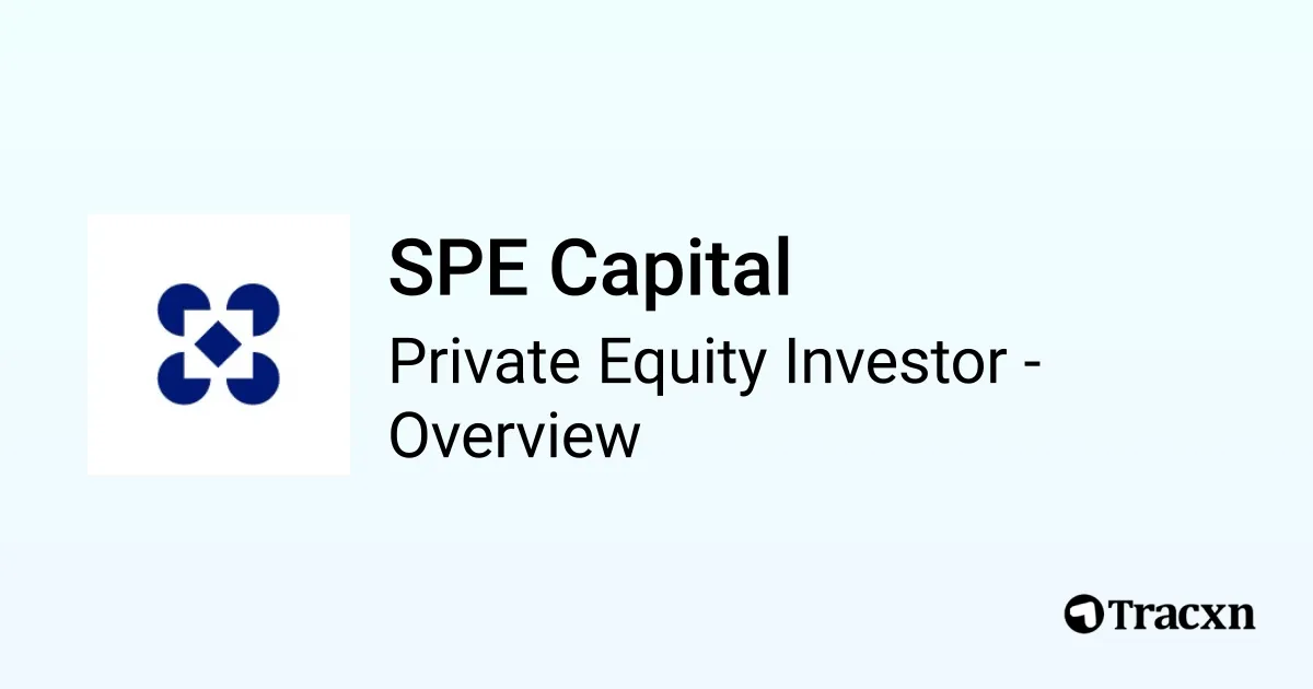 SPE Capital - 2025 Investor Profile, Portfolio, Team & Exits - Tracxn