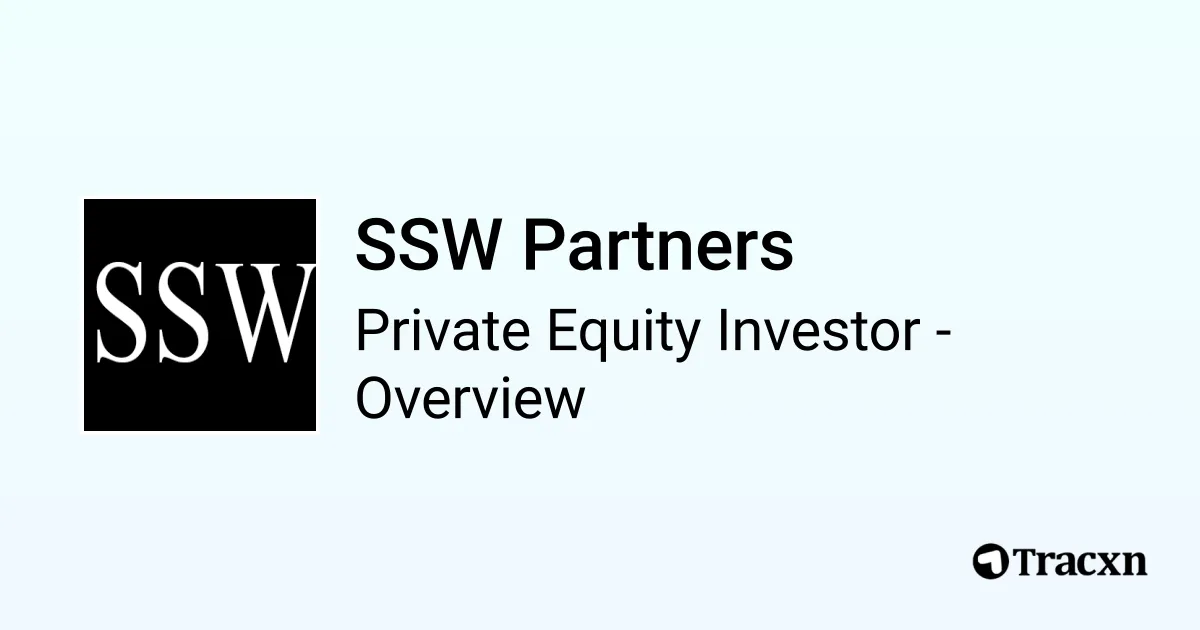 SSW Partners - 2026 Investor Profile, Team & Exits - Tracxn