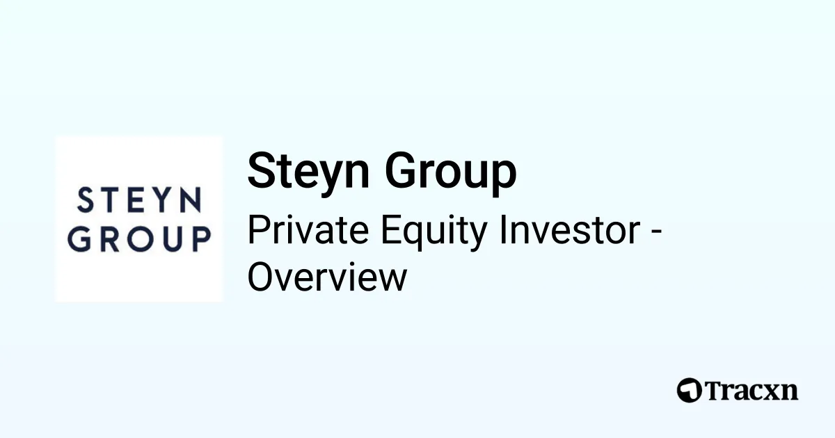 Steyn Group - 2025 Investor Profile, Portfolio & Team - Tracxn