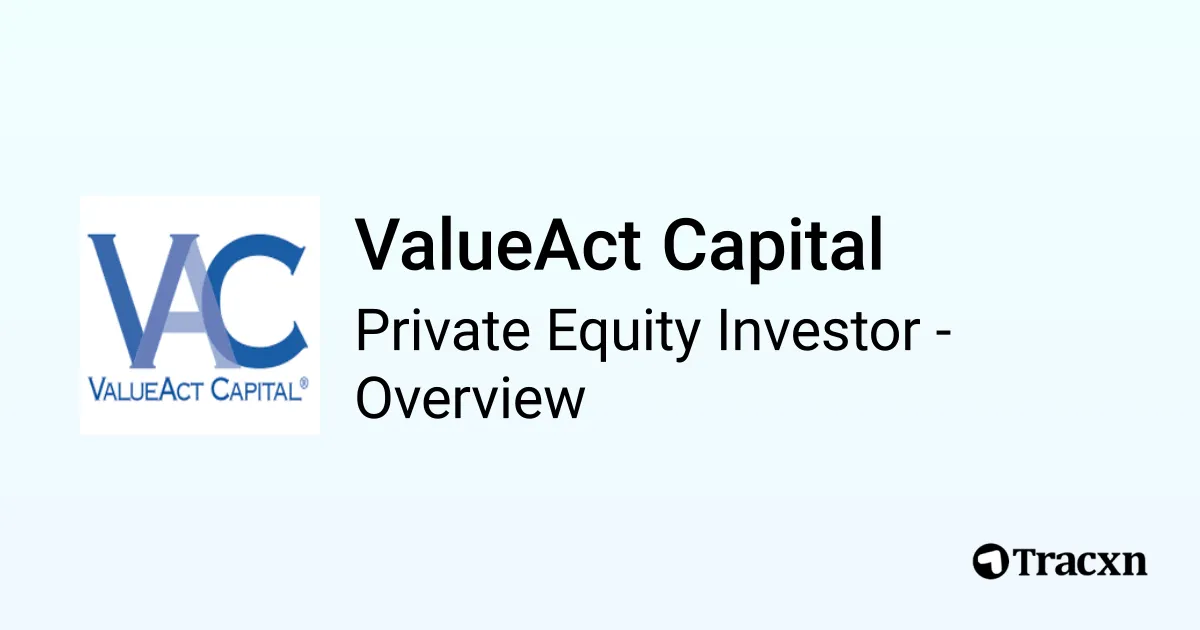 ValueAct Capital - 2025 Investor Profile, Portfolio, Team & Exits - Tracxn