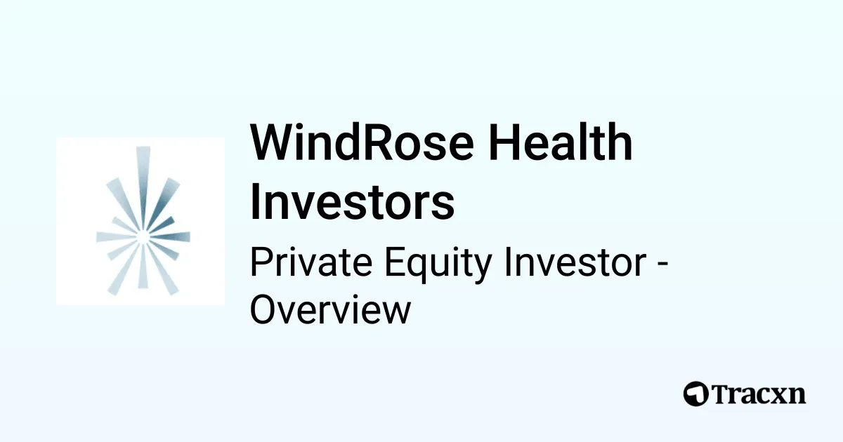 WindRose Health Investors - 2025 Investor Profile, Portfolio, Team ...