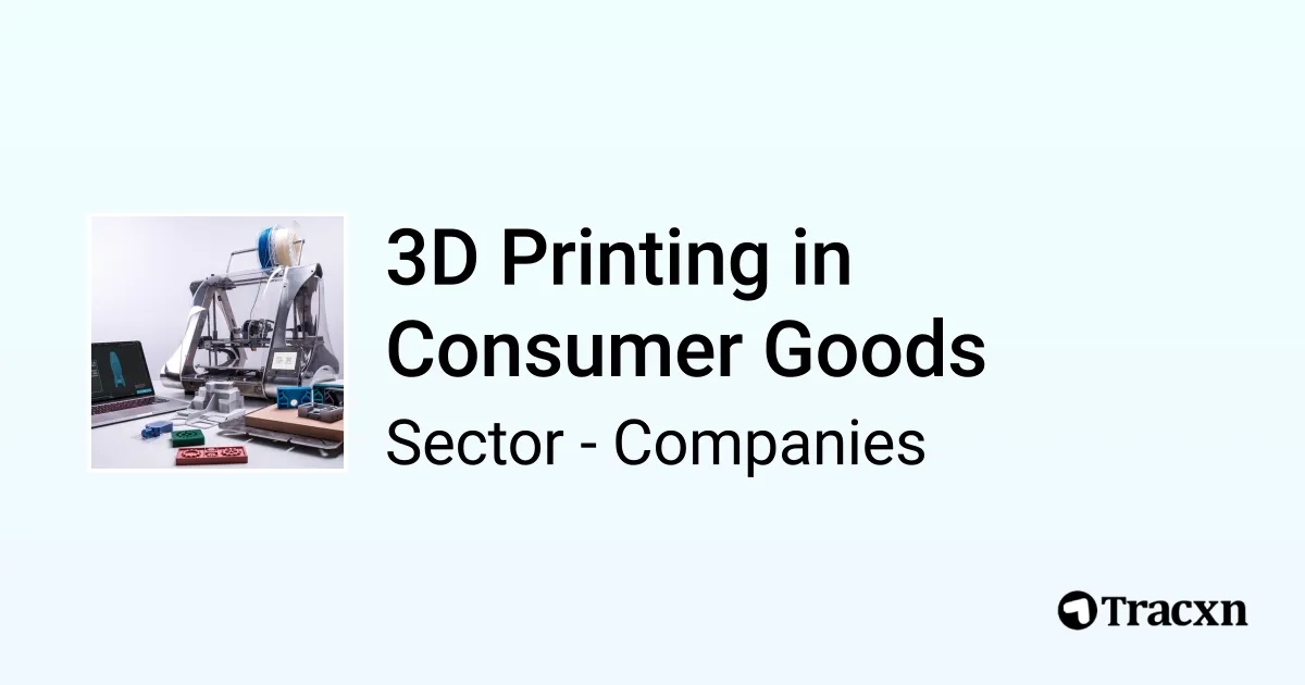 Top 10 companies and startups in 3D Printing in Consumer Goods globally ...