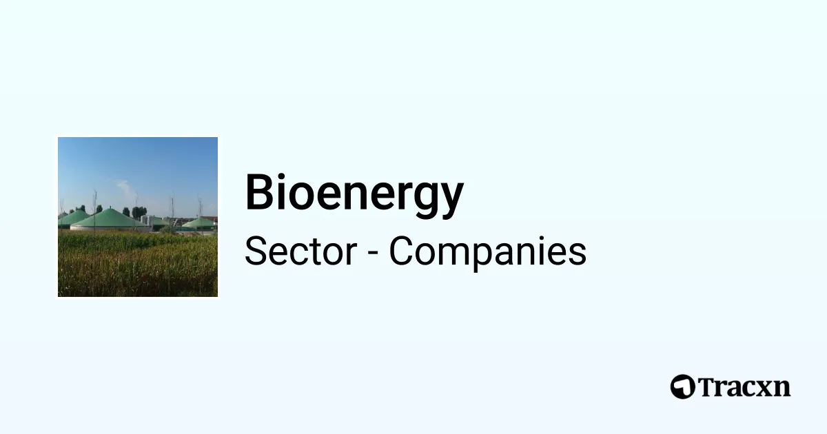 Top Companies in Bioenergy Worldwide (Oct, 2025) - Tracxn